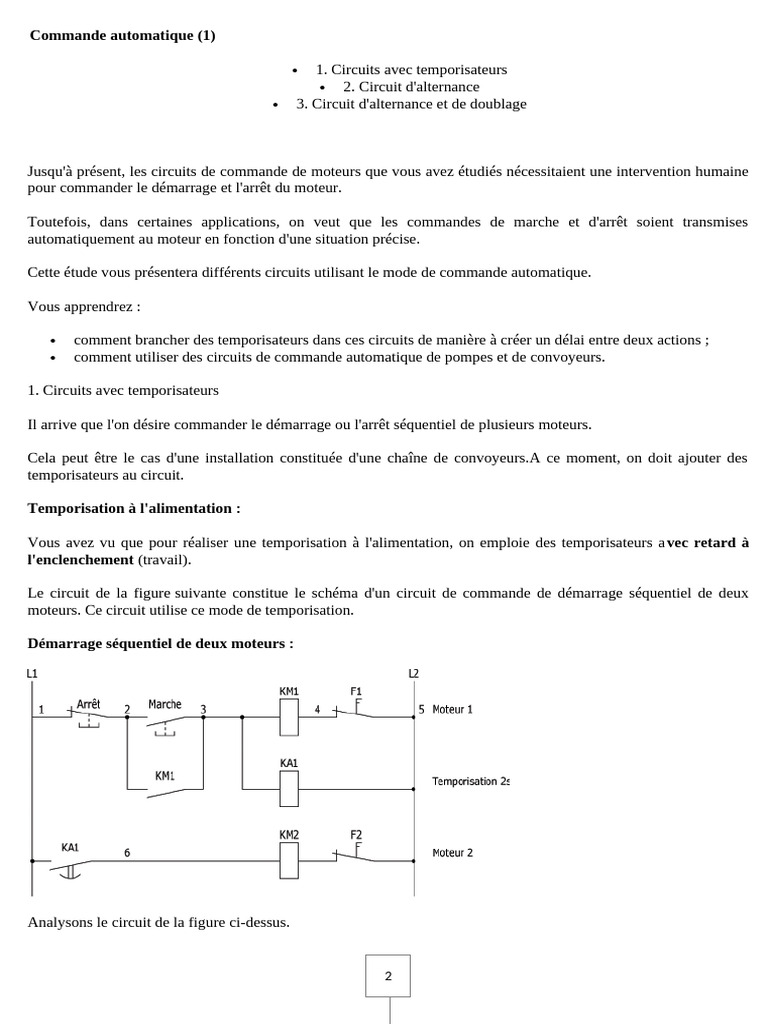 Commande Automatique | PDF