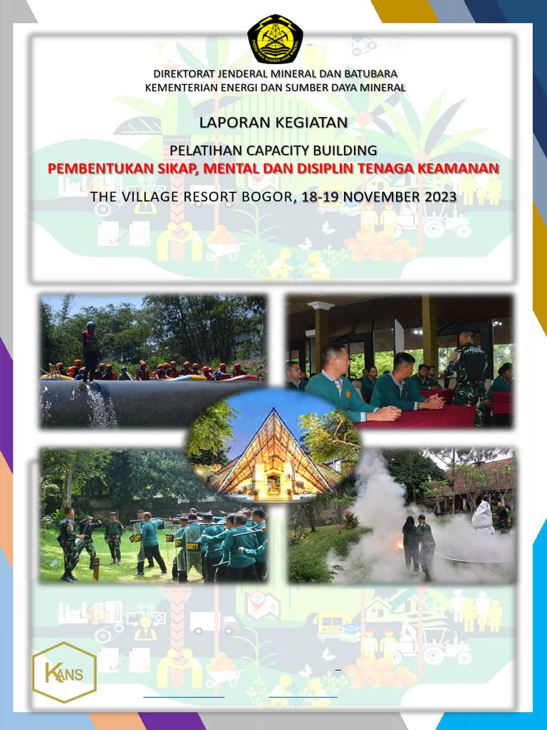 Cover Laporan Capacity Building 1 | PDF