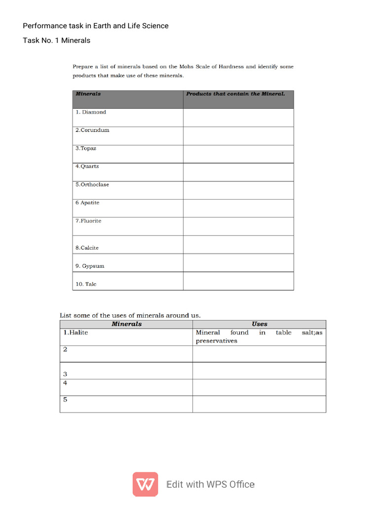 Performance Task in ELS | PDF
