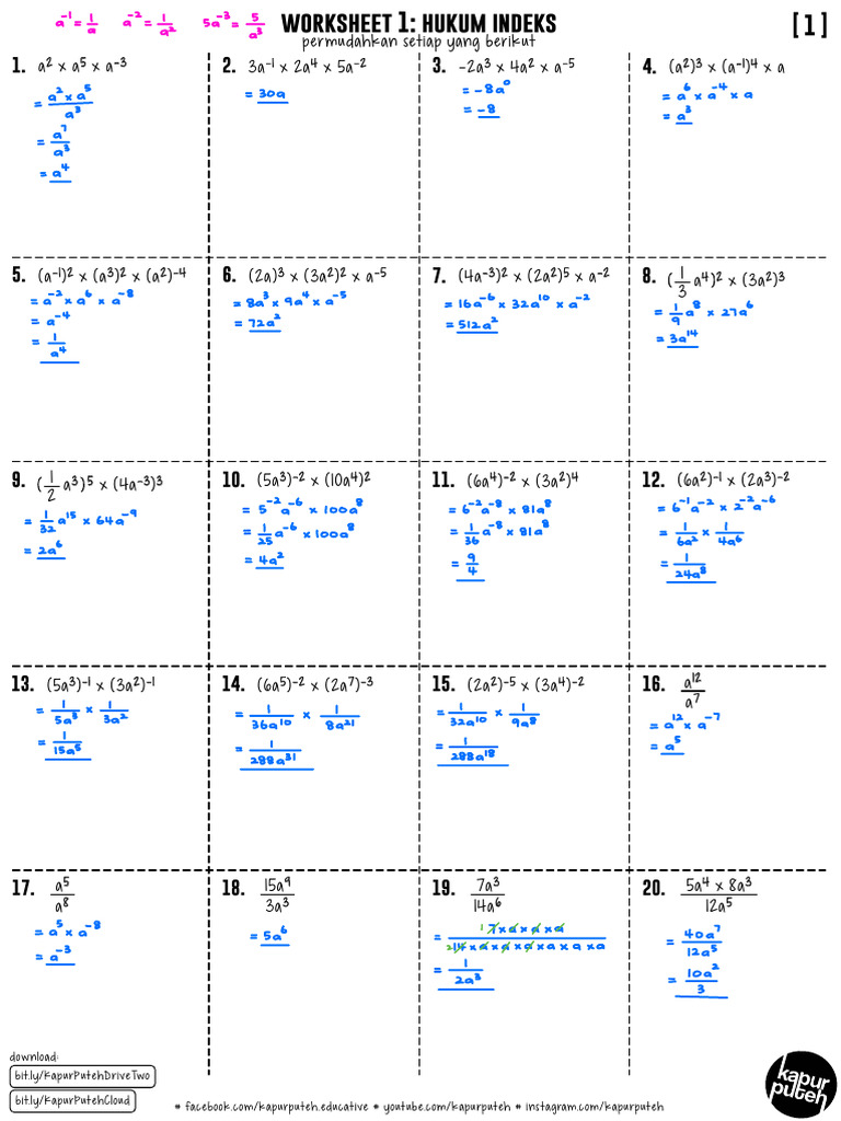 (Jawapan KSSM AddMaths) Bab 4 - Indeks, Surd Dan Logaritma (Form 4) | PDF