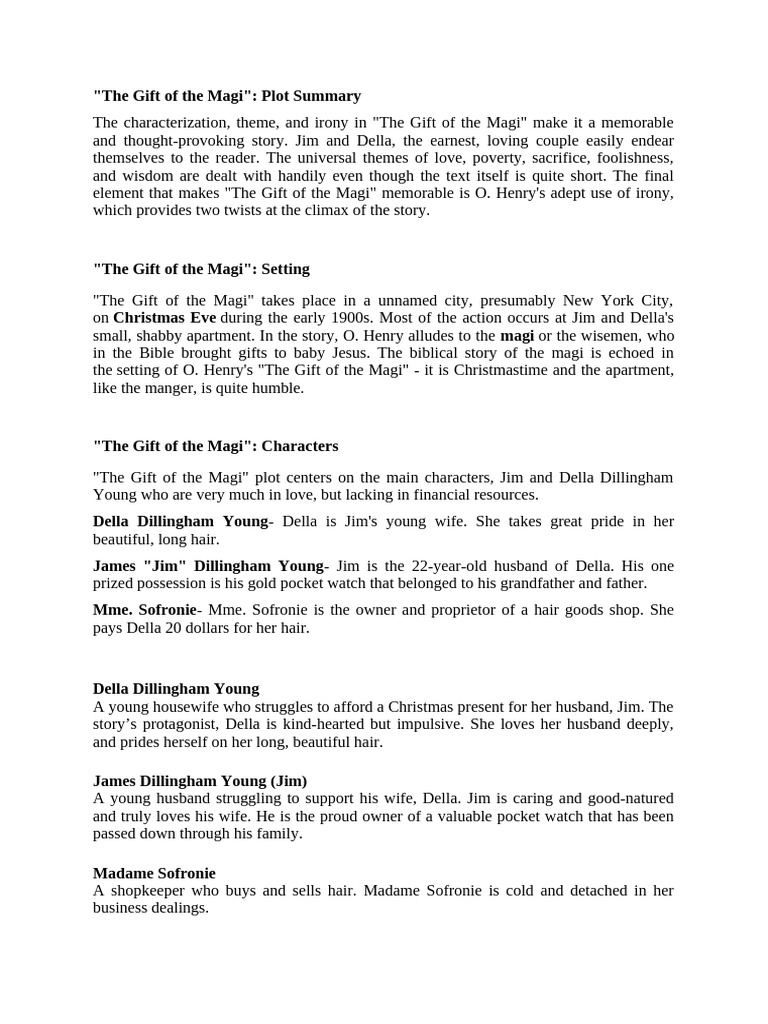 The Gift of Magi | PDF