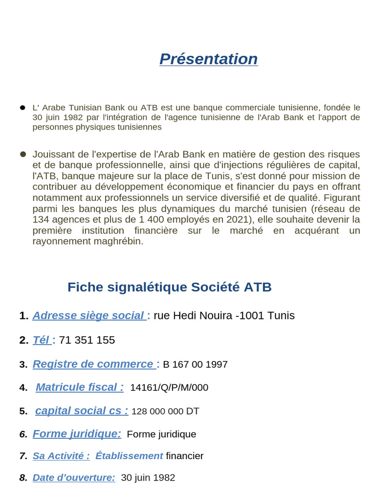 Presentation Atb | PDF