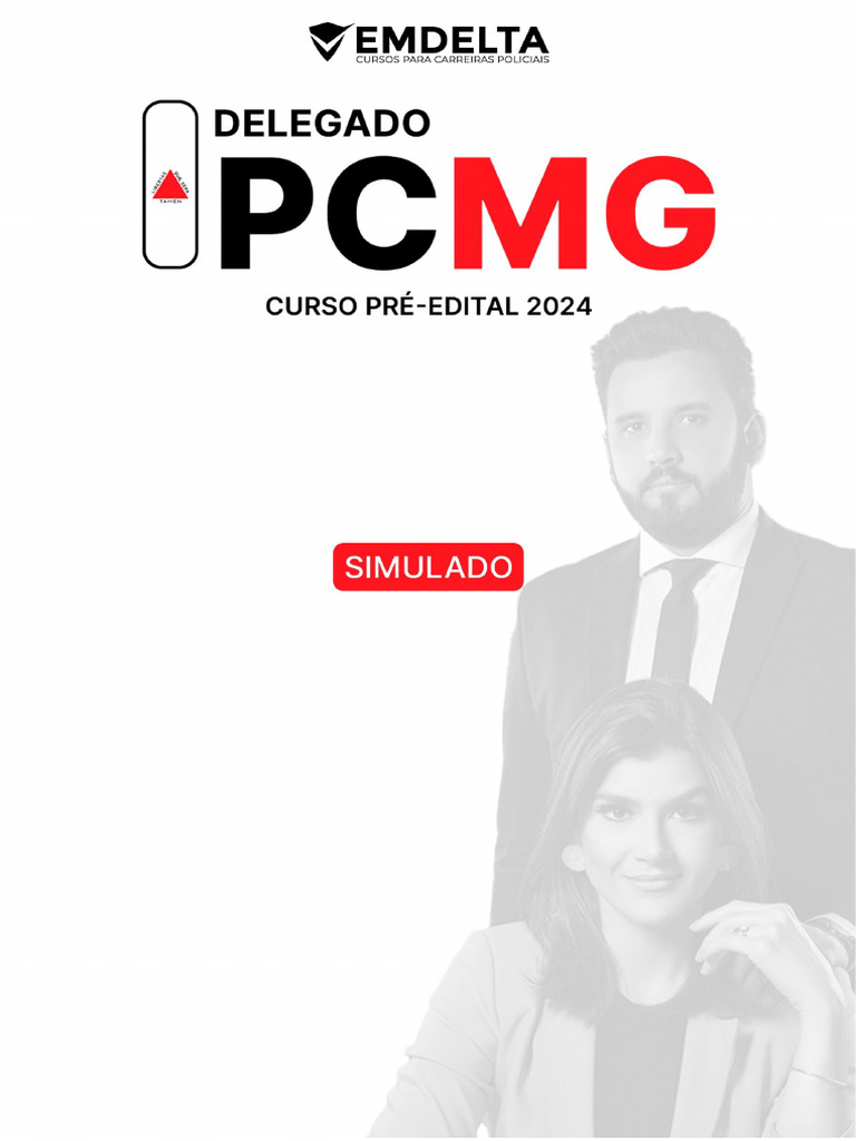 PCMG DP Pre Edital Semana 1 Simulado | PDF