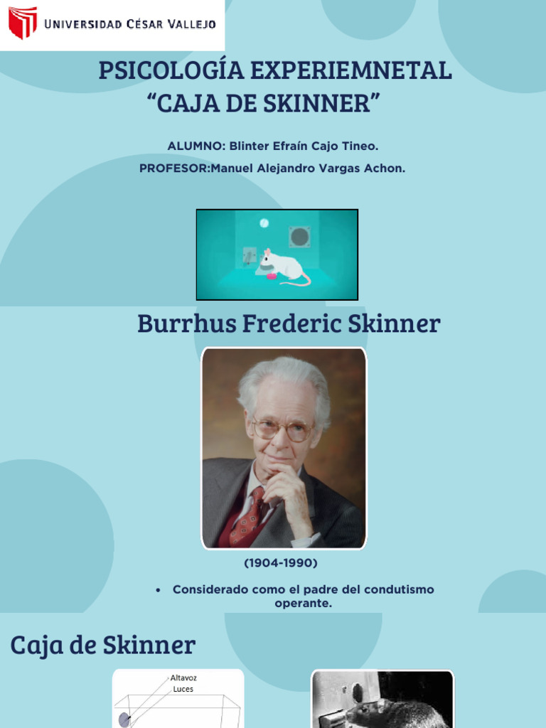 Caja de Skinner | PDF