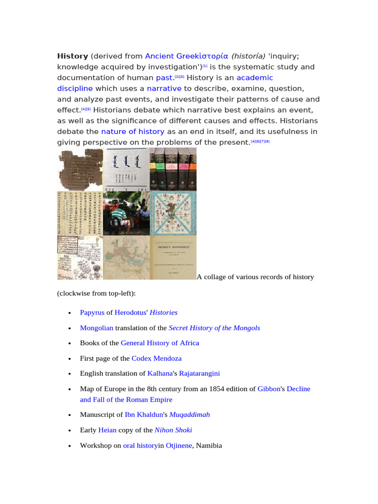 What Is History Pdf Liberal Arts Education