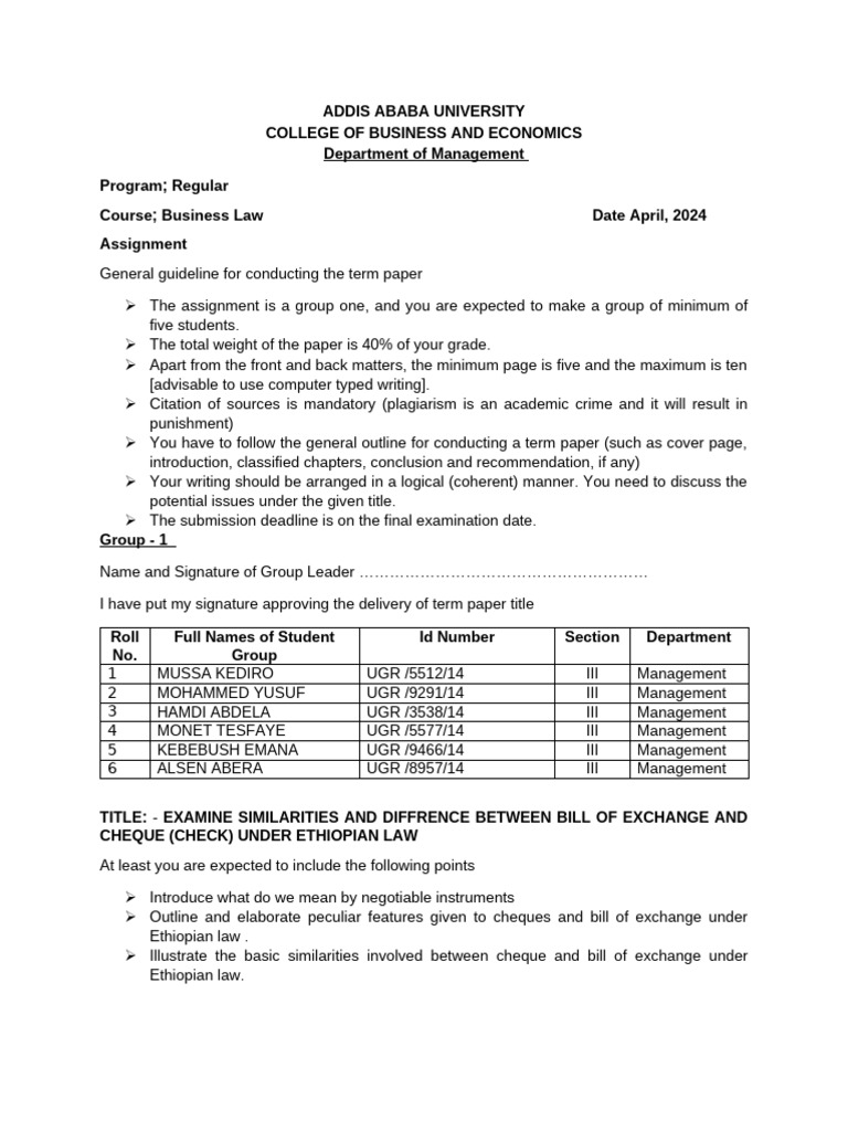 Assignments For MGMT Sec Iii 2024 | PDF | Plagiarism | Business