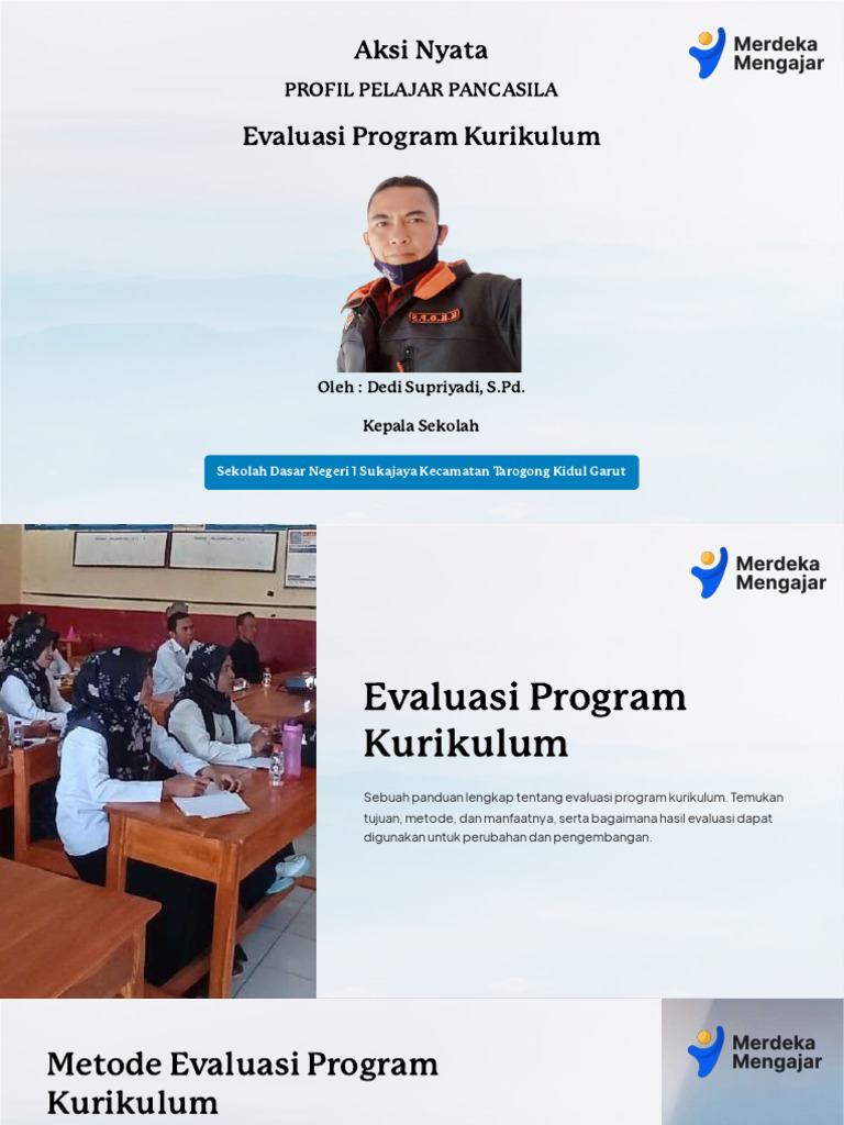Profil Pelajar Pancasila Evaluasi Program Kurikulum Dedi | PDF