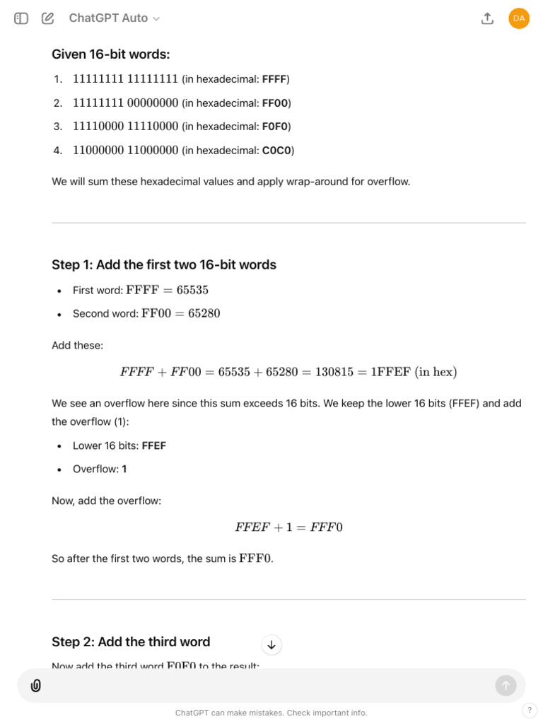 Cyclic Code Error Checking | PDF