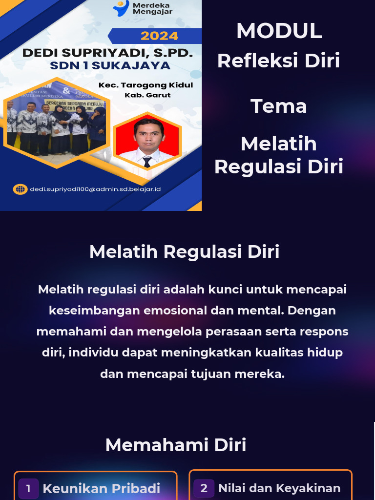 Refleksi Diri Melatih Regulasi Diri Dedi | PDF