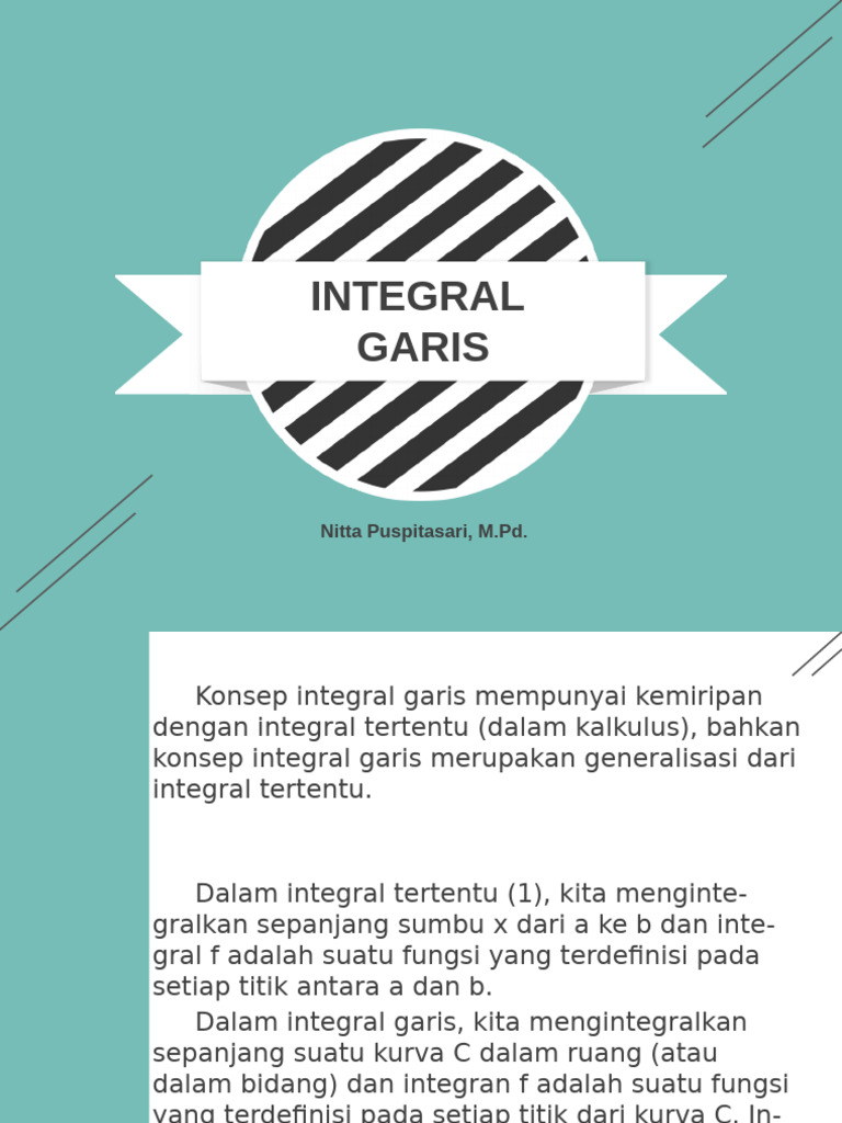 Integral Garis | PDF