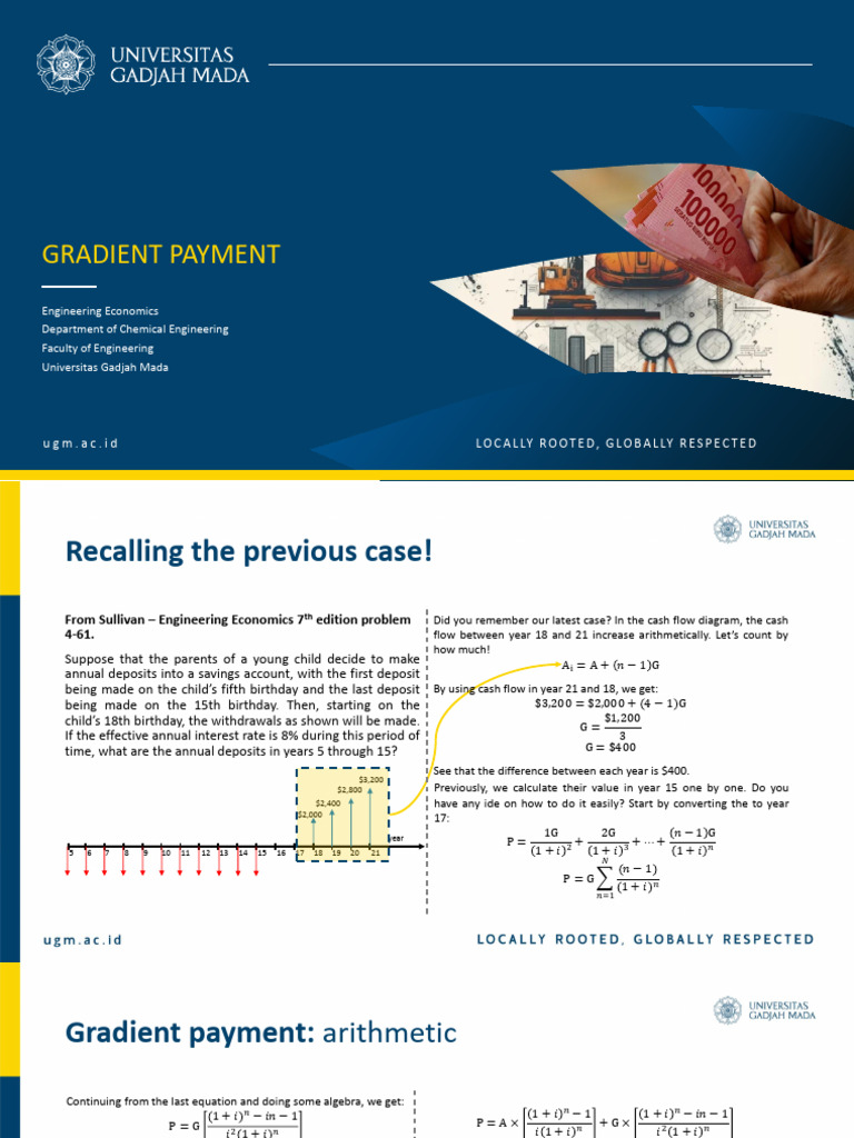 4 EKOTEK Arithmetic Gradient Payment | PDF