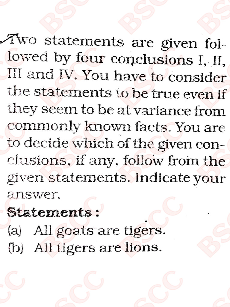 Statement & Conclusion | PDF