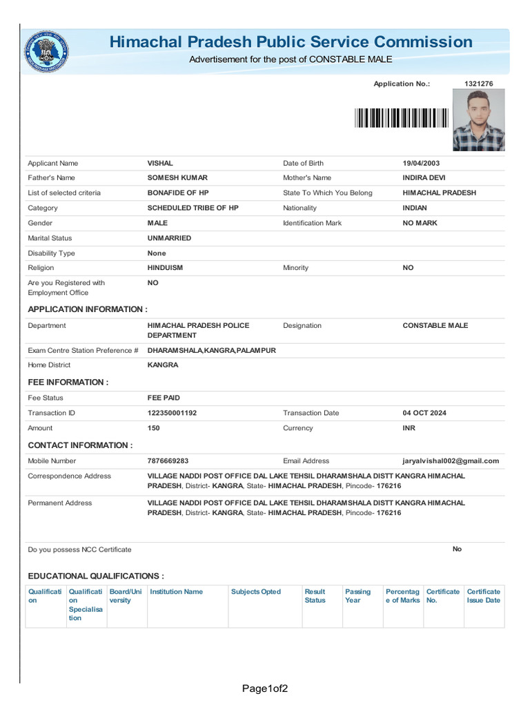 Application (1) | PDF