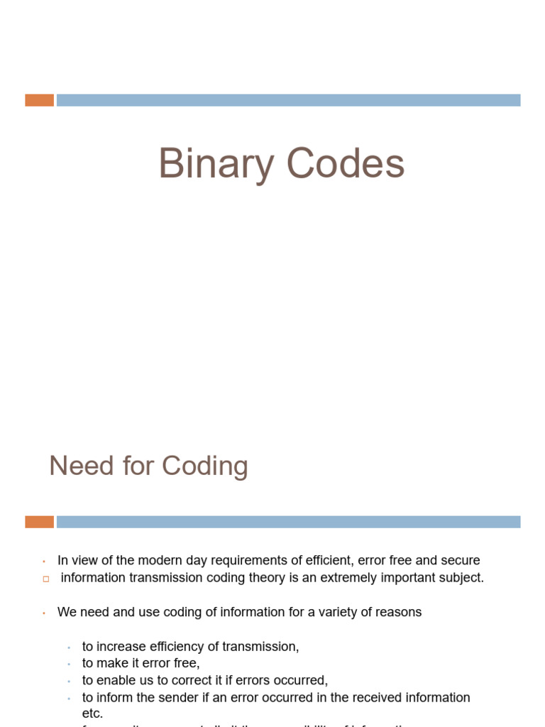 Binary Codes, Digital Electronic part 1 | PDF