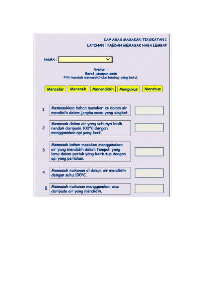 Latihan Haba Lembap | PDF