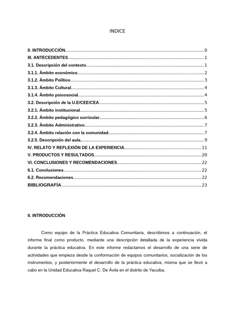 Informe Final Pec | PDF