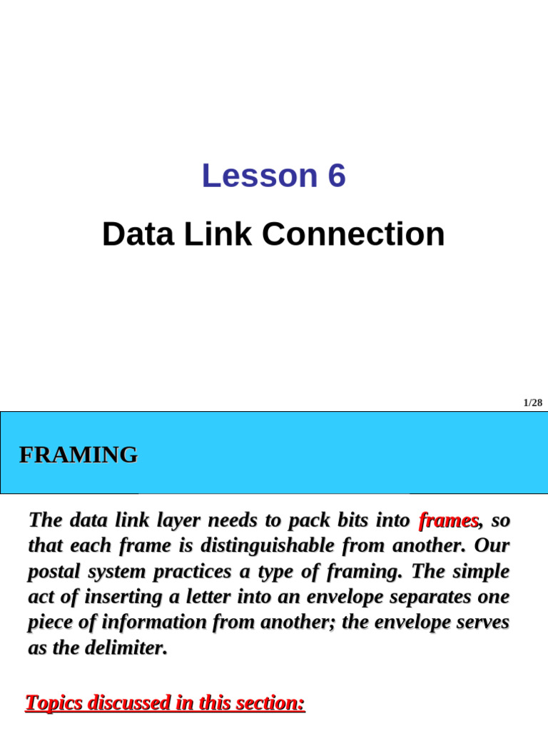6-Data Link Control | PDF