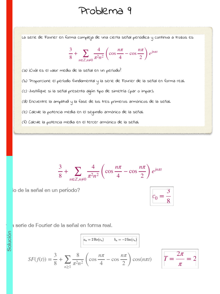 Ecdi Tema 2 Fourier 9 | PDF