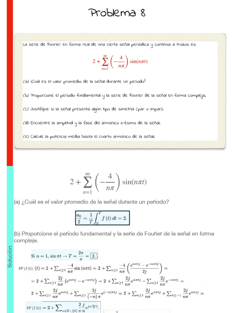 Ecdi Tema 2 Fourier p8 | PDF