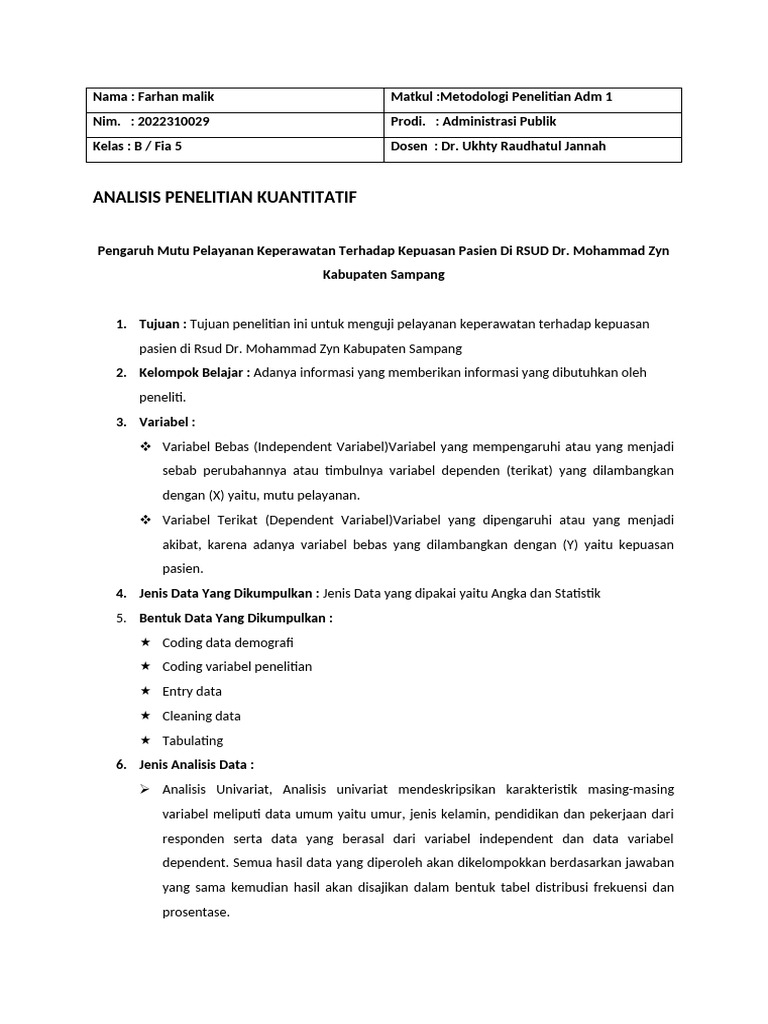 Tugas Metpen 2 Fama | PDF