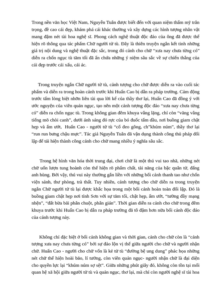 ptich cảnh cho chữ | PDF