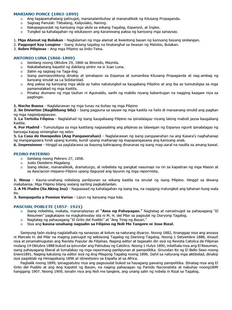 Notes Aralin 7 at Aralin 8 | PDF