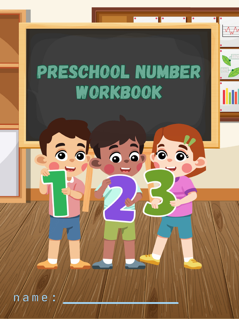 preschool number workbook | PDF