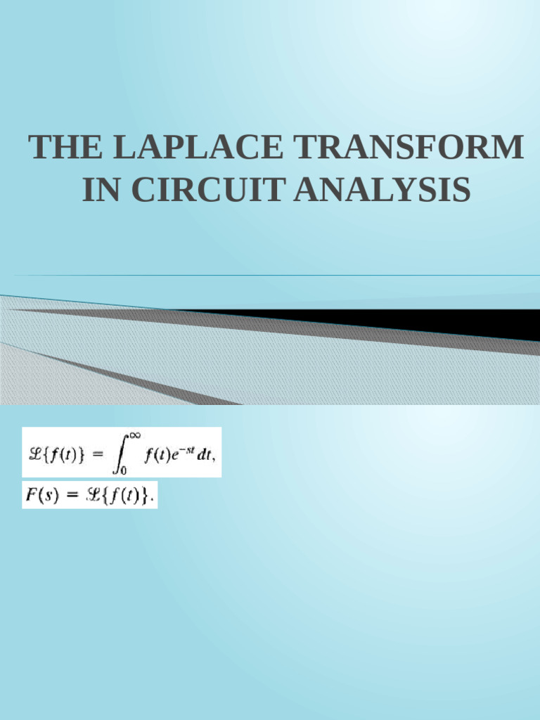 6-The Laplace Transform | PDF