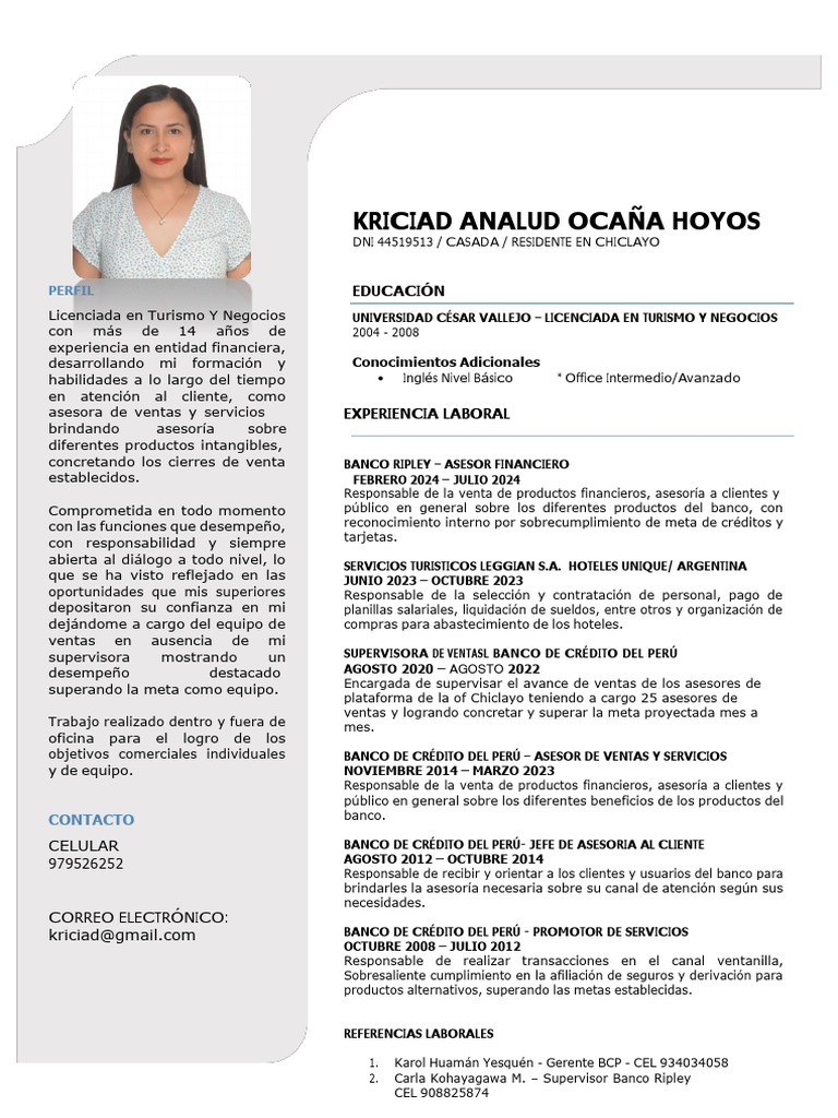 CV KRIS ABRIL 2024 | PDF