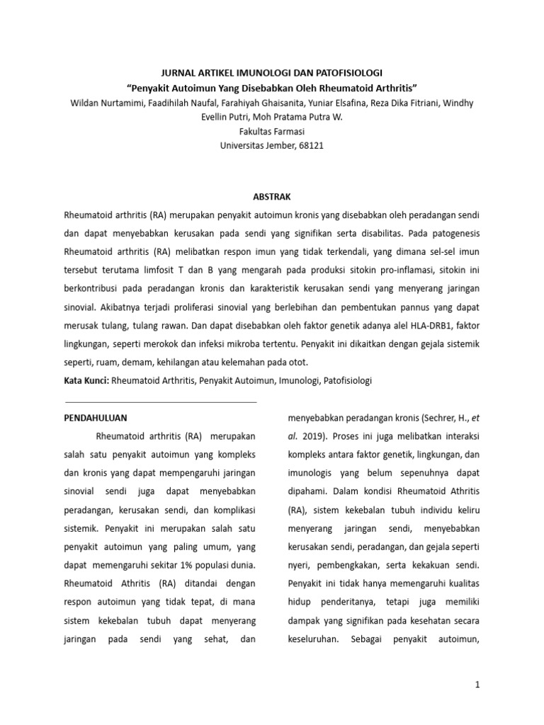 Rheumatoid Arthritis | PDF
