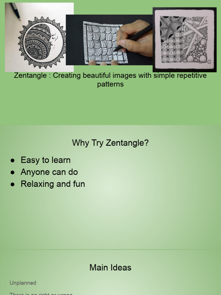 Zentangle - Day 1 | PDF
