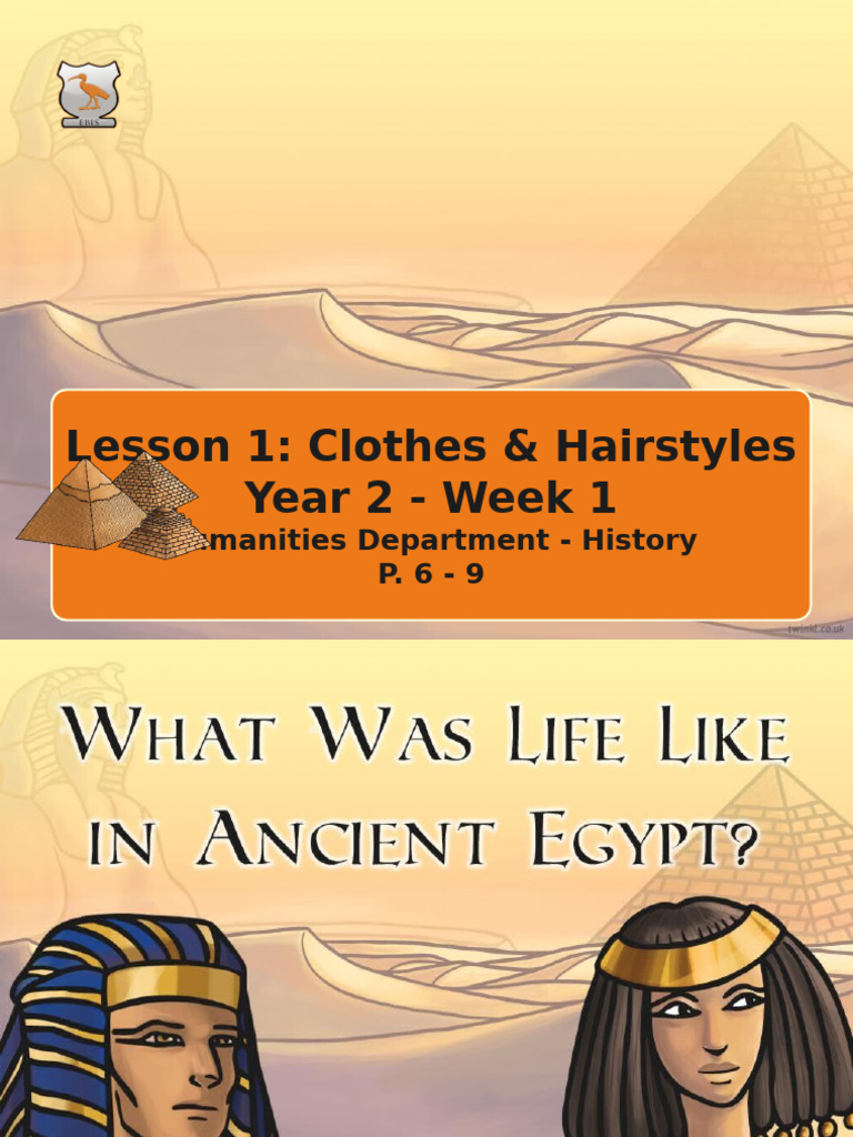 Lesson 1 History Clothes_ hairstyles | PDF