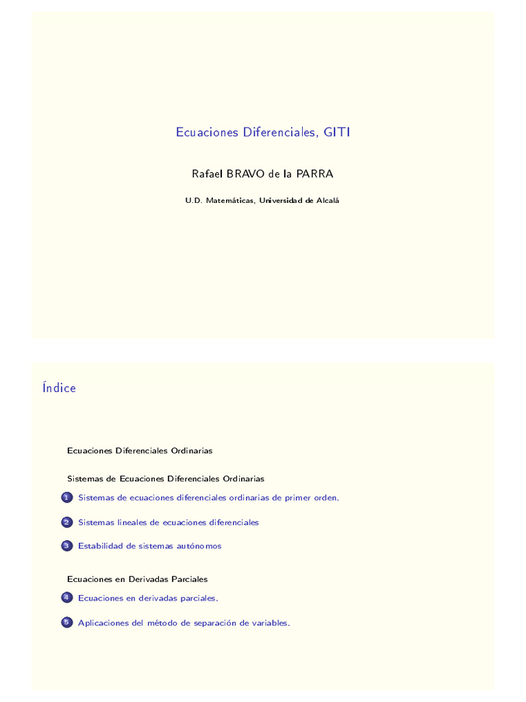 Ecuaciones Diferenciales-GITI-Bloque2-SEDOs-EDPs-Para imprimir | PDF