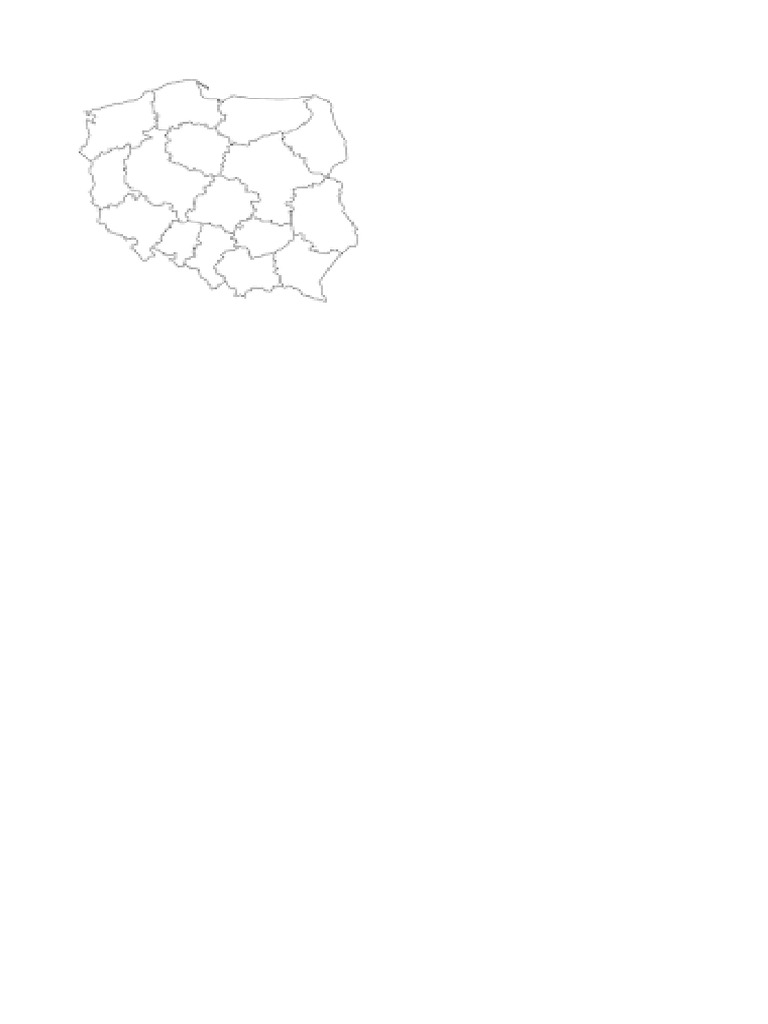 Mapa Konturowa Polski | PDF