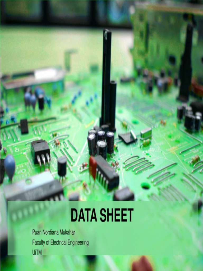 Data Sheet Parts | PDF