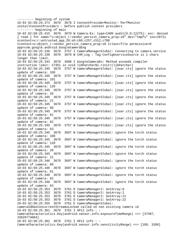 Log Cat 1727898625289 | PDF