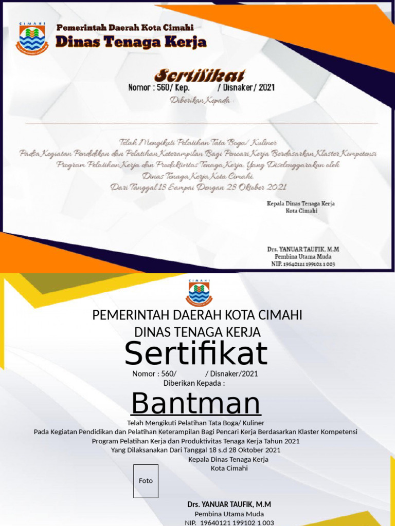 Sertifikat Narsum RTK Mikro | PDF