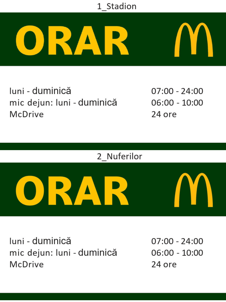 Program McDrive | PDF