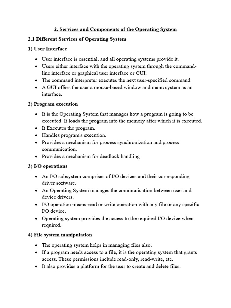 Os Unit2 (HKB) | PDF