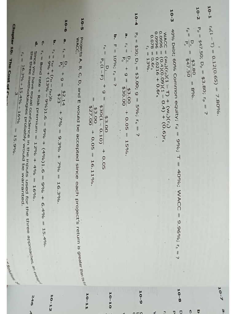 CHAP 10 FINANCE | PDF