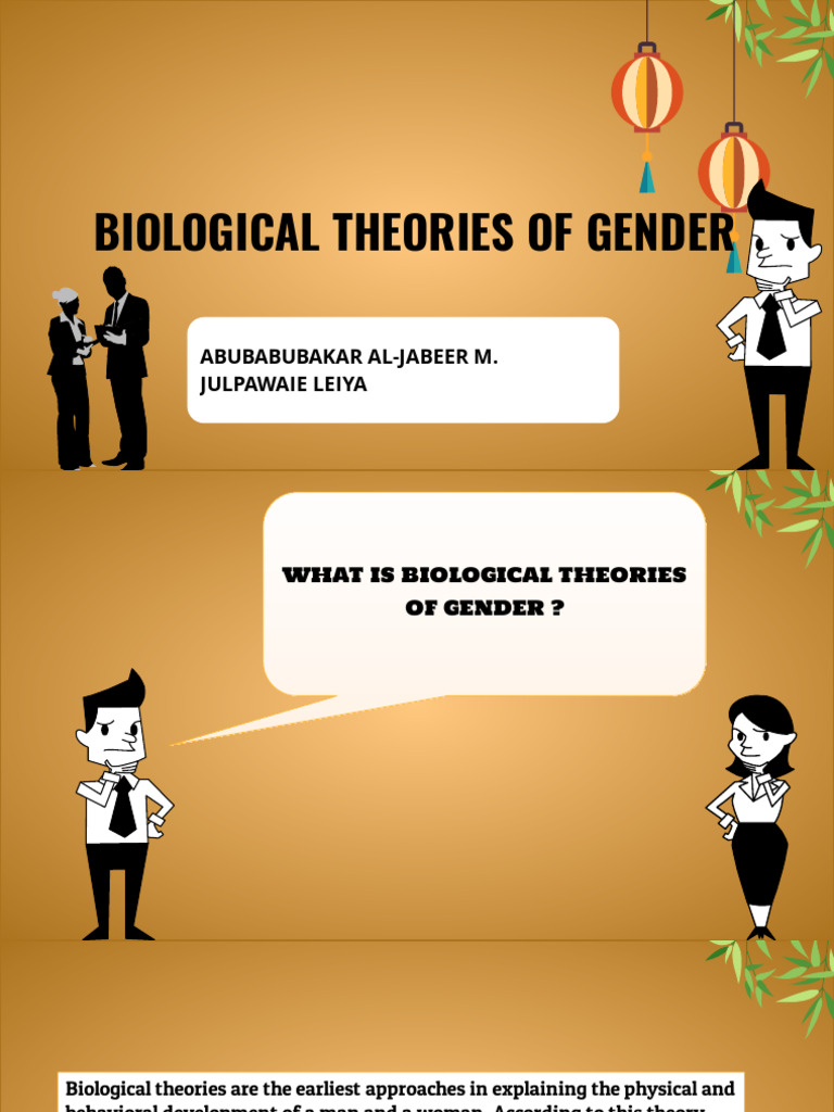 Group-1 Biological Theories of Gender | PDF