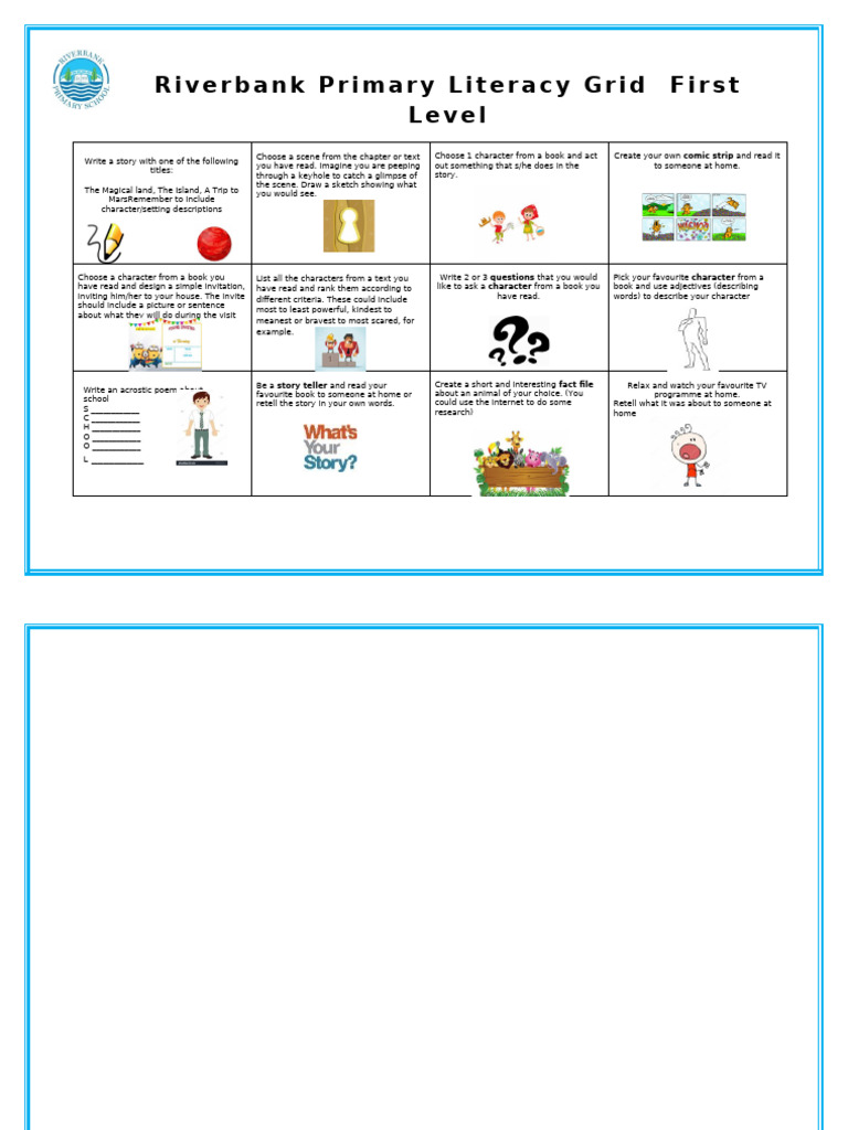 First Level Literacy Grid | PDF