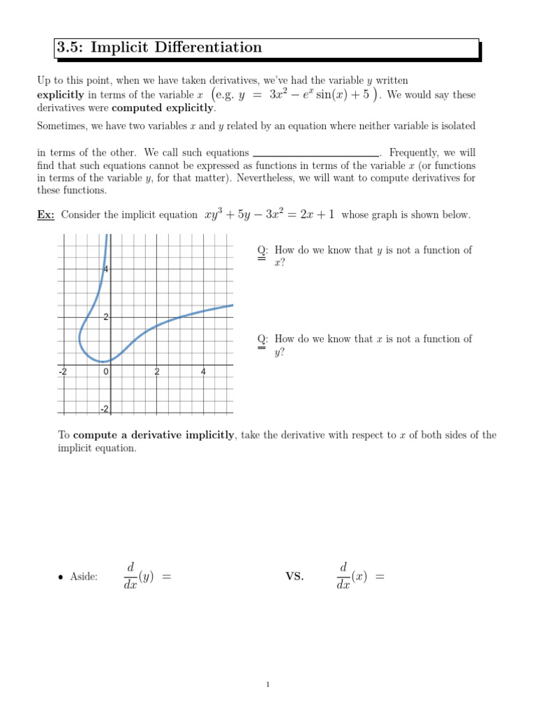 3.5 Notes (Blank) | PDF