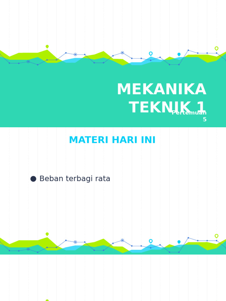 Mektek 1 - p5 - Beban Terbagi Rata | PDF