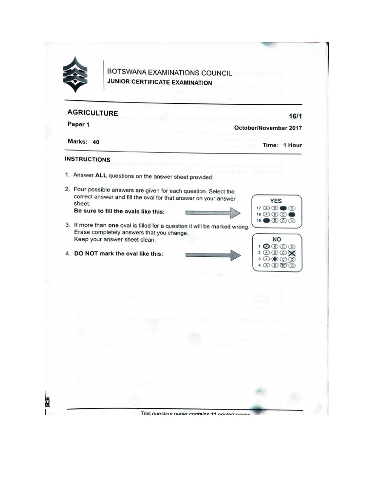 Agriculture Jce | PDF