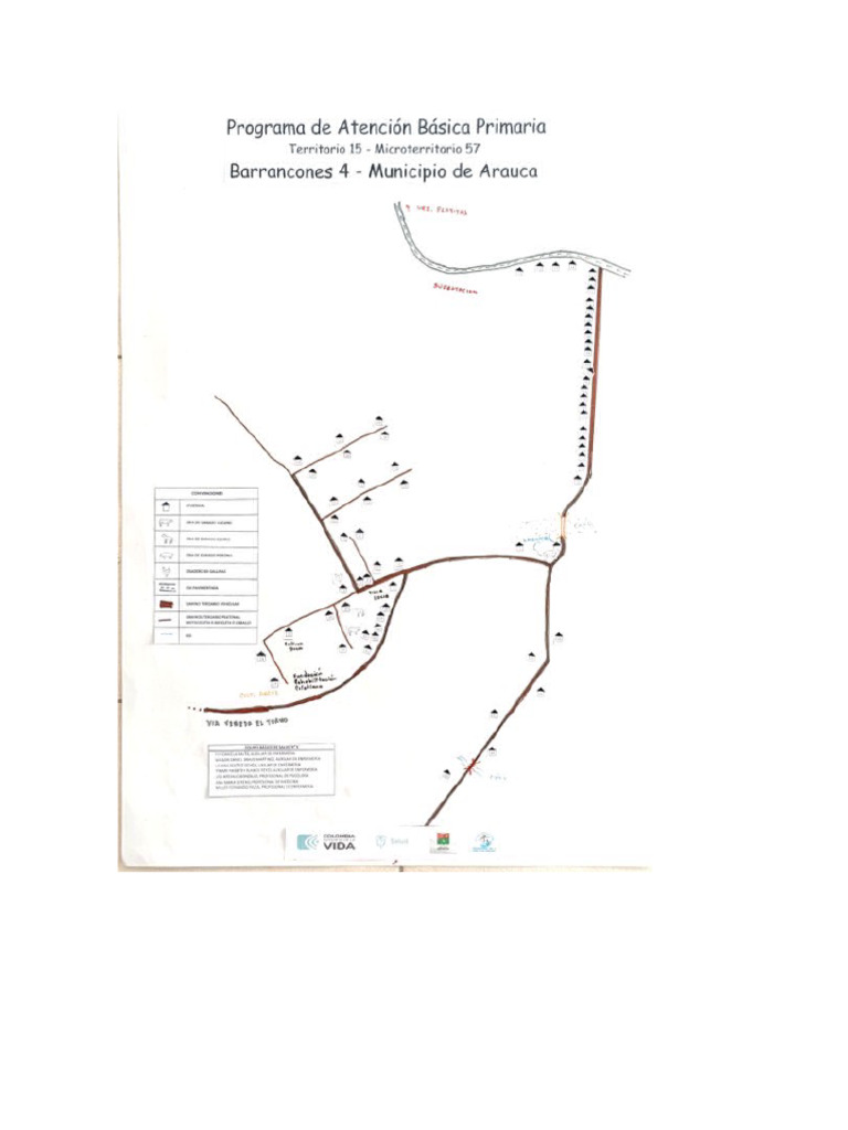 Mapa Vereda Barrancones Arauca Arauca | PDF