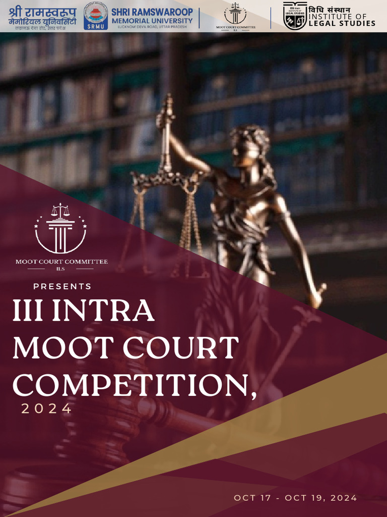 III Intra Moot Court Competition, 2024 | PDF | Justice | Crime & Violence