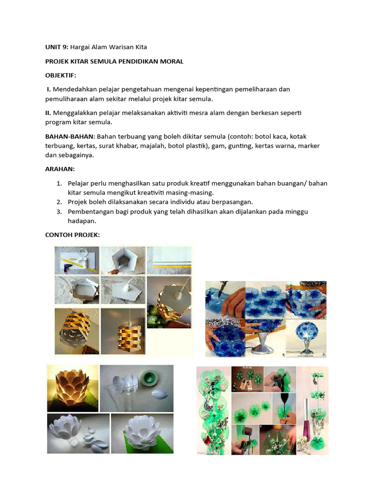 Projek Kitar Semula | PDF