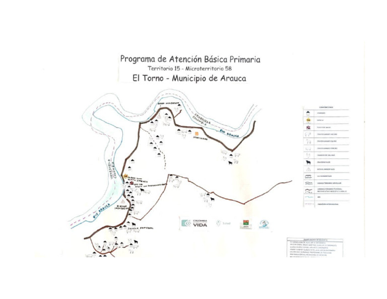 Mapa Vereda El Torno Arauca Arauca | PDF
