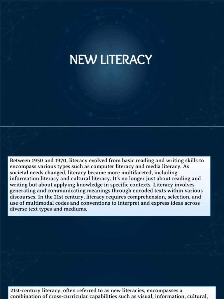 New Literacy | PDF